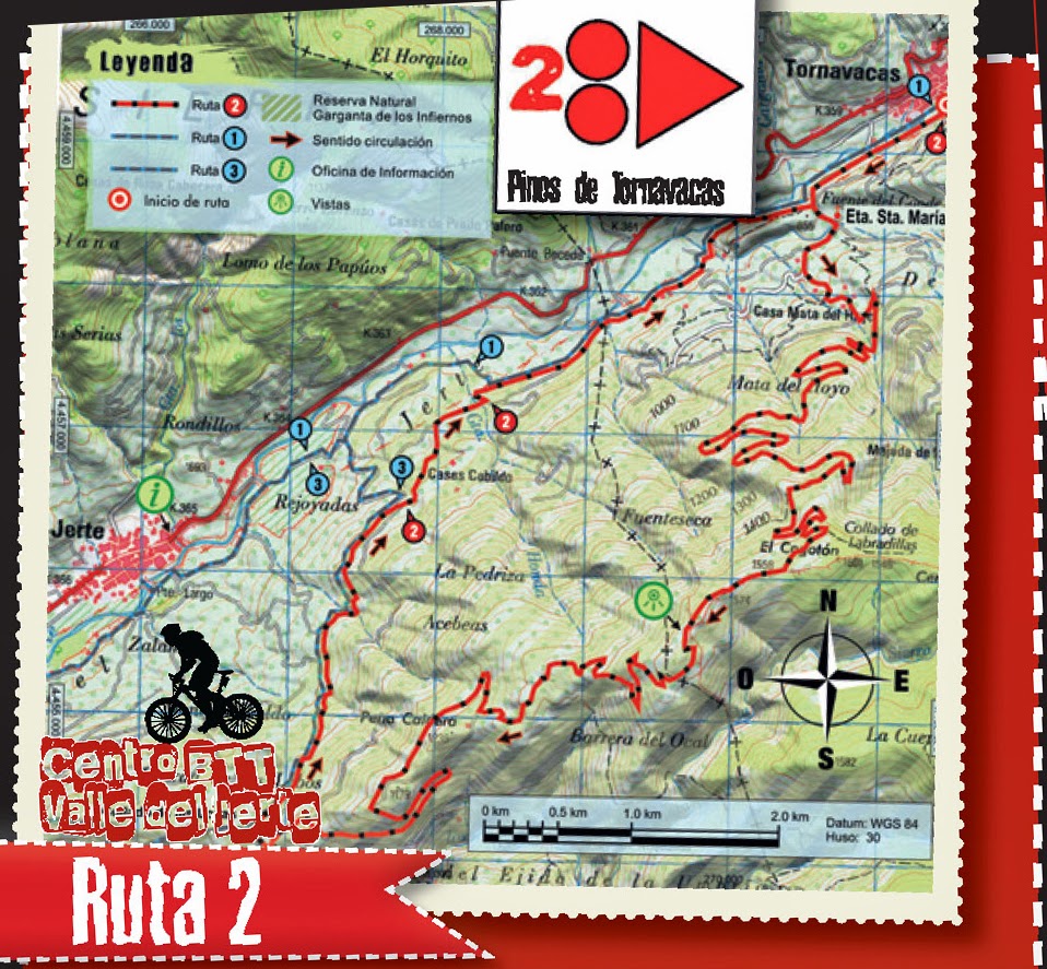 Centro BTT Valle del Jerte: RUTA 2: Pinos de Tornavacas