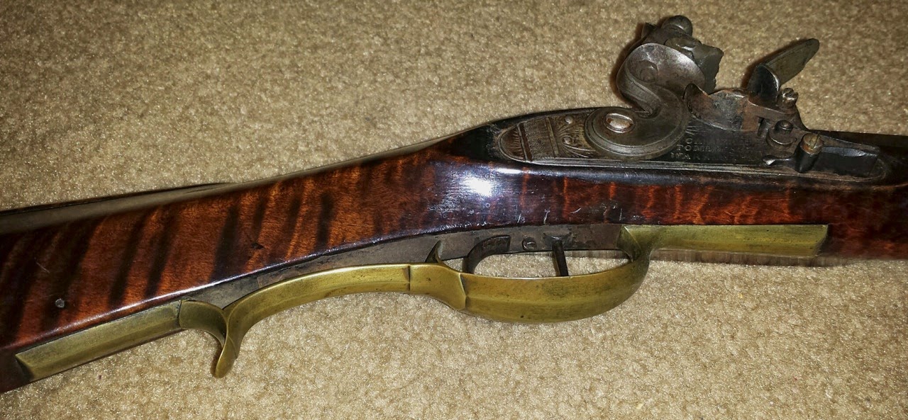 Contemporary Makers: Antique Flintlock Rifle Possible N.C. School c.1820-30