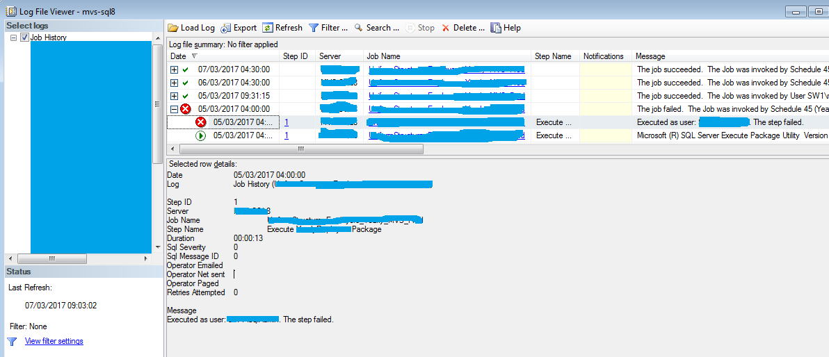 Copypaste Failed To Execute Is Server Package Because Of Error Description The Operation