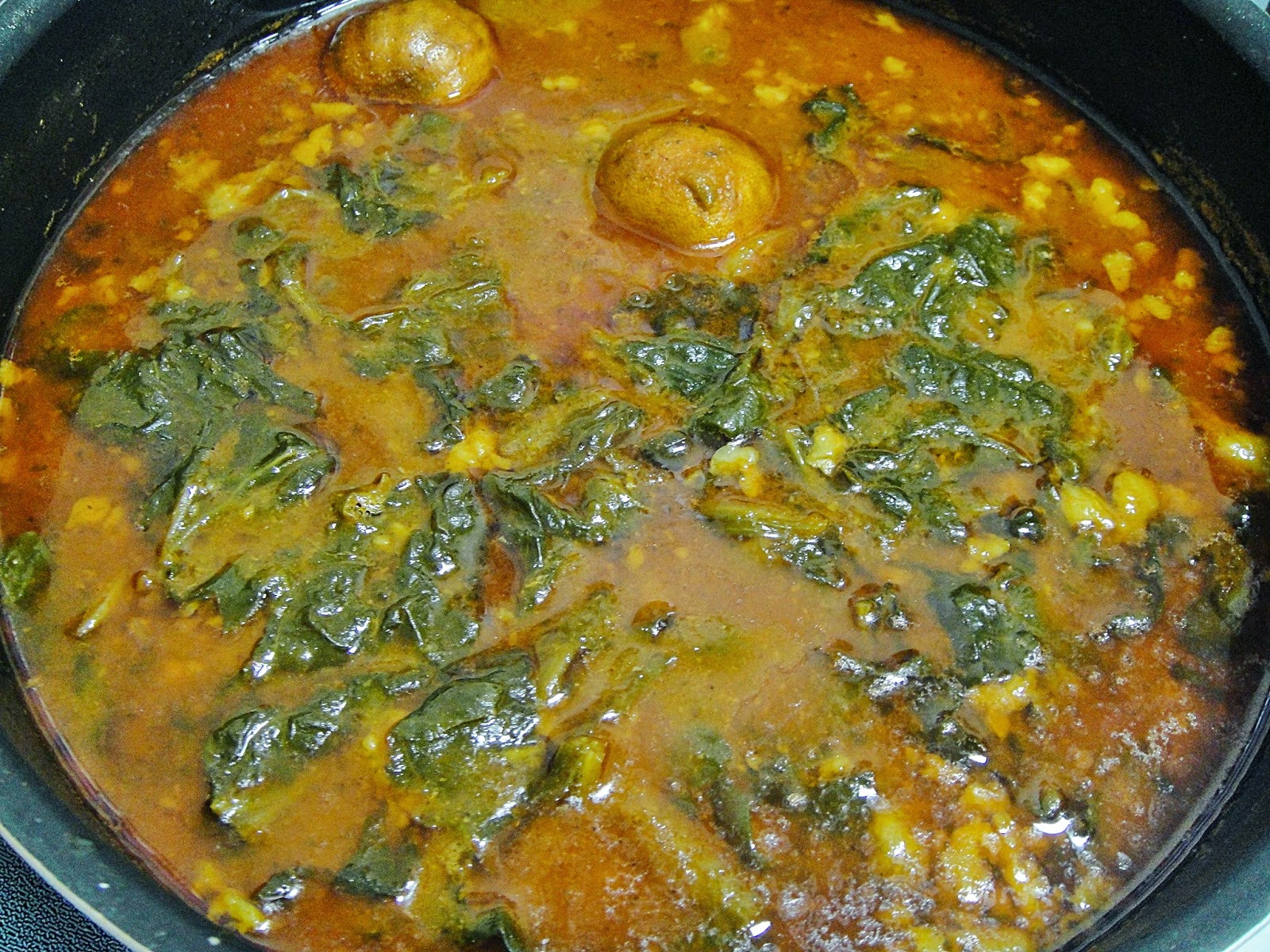 Maryam's Culinary Wonders: 681. Iraqi Tomato Spinach Stew