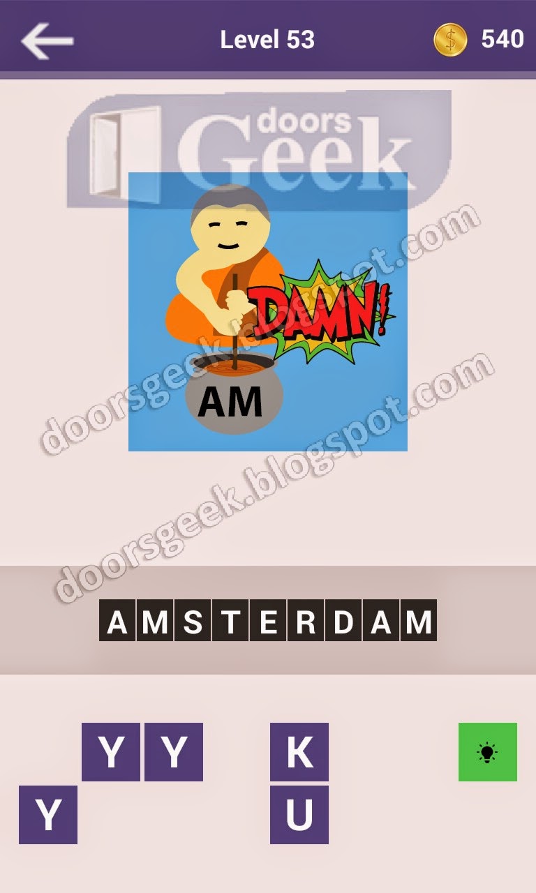 Fun Ways to Think - Places - Level 53 ~ Doors Geek