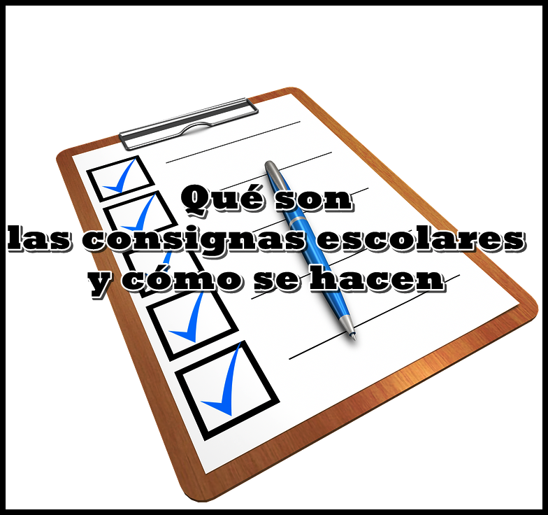 Qué son las consignas escolares y cómo se hacen. - SOY DOCENTE MAESTRO ...