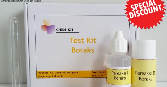 Test Kit Boraks Chemkit | Test Kit Boraks Chemkit