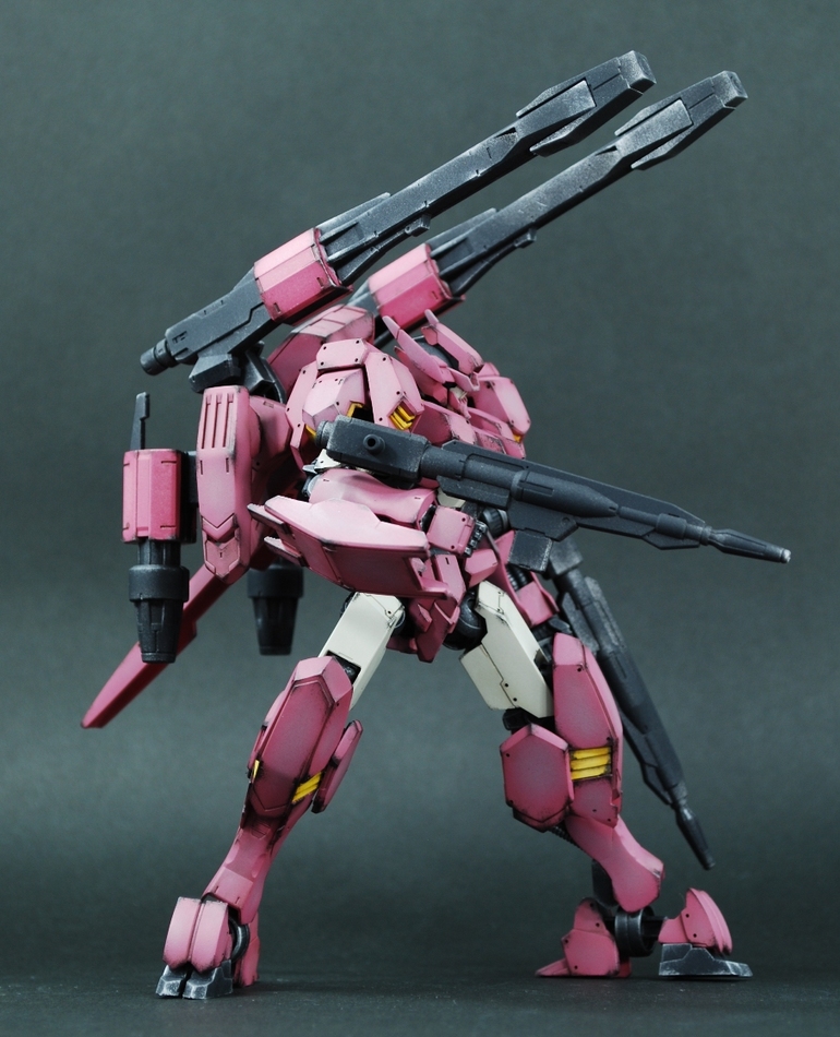 Painted Build: HG 1/144 Gundam Flauros [Ryusei-Go] - Gundam Kits ...