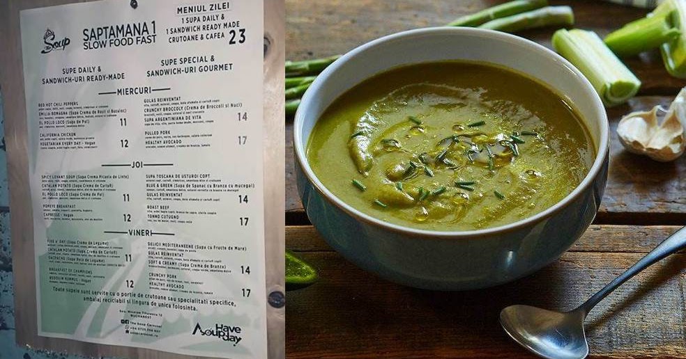 Pareri Meniu The Soup Carousel noua SUPARIE in Bucuresti. Retete de la ...