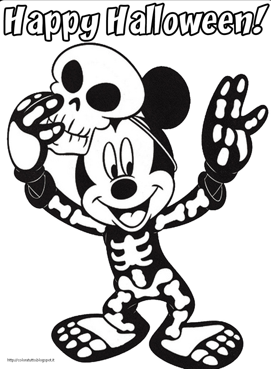 Topolino disegno da colorare n.2