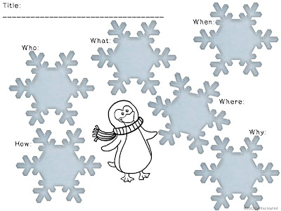Classroom Freebies Too: Penguin Graphic Organizer