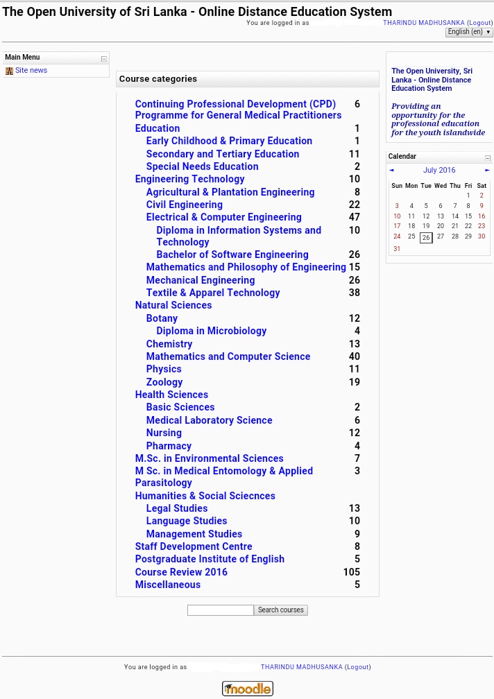 How to access & Use Ousl Moodle