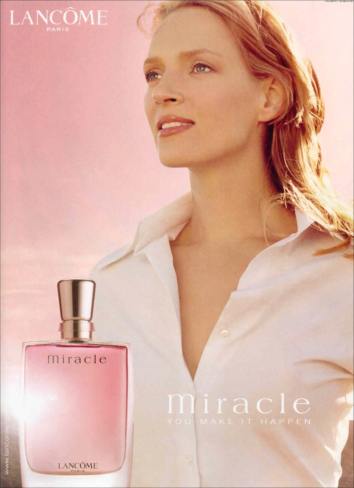 The Face of Beauty - Celebrity Fragrance: Uma Thurman is The Face of ...