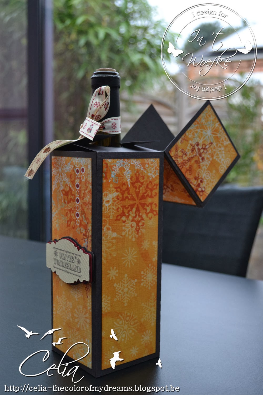 In 't Woefke: Kado idee: Box voor wijnfles