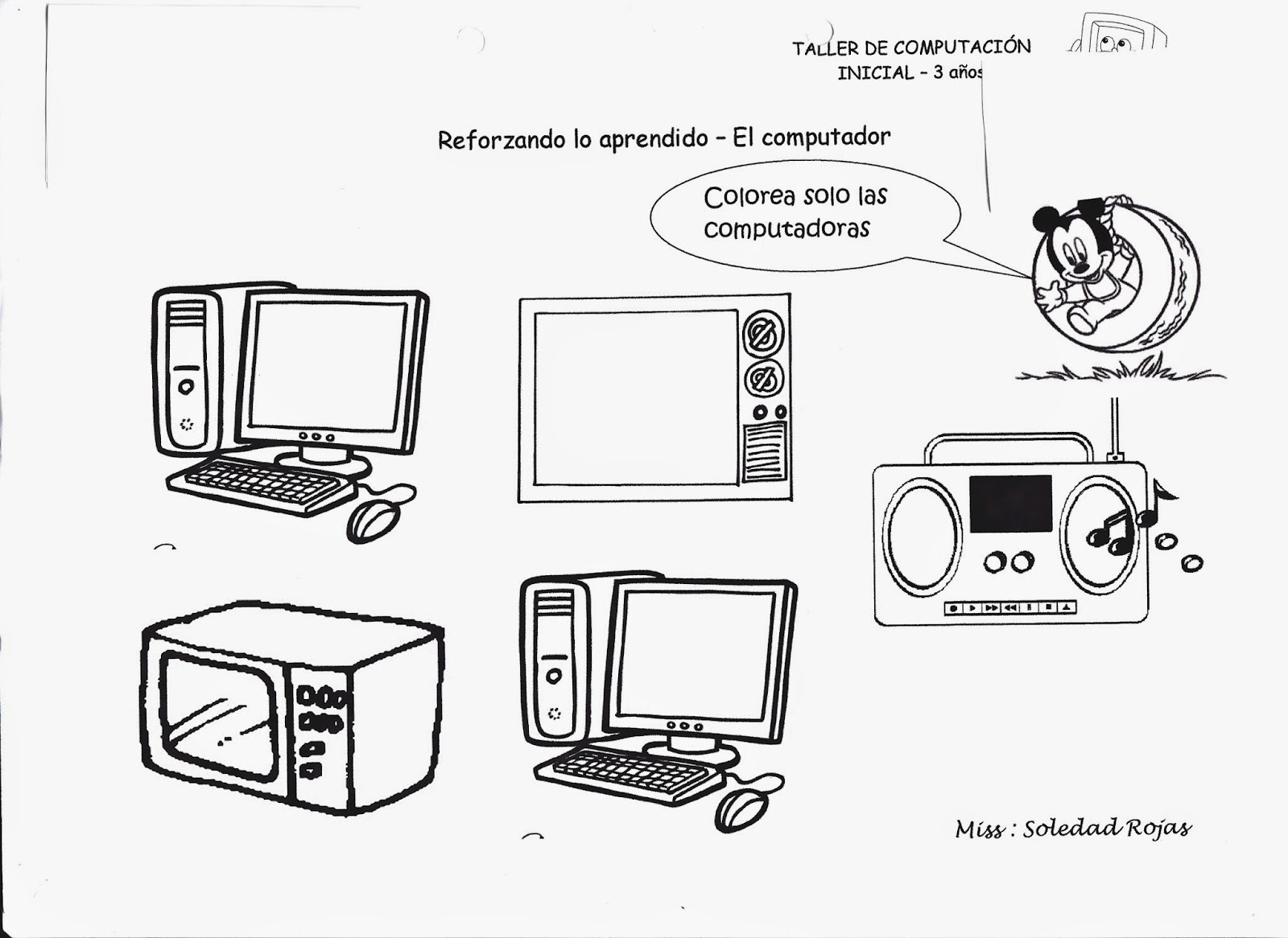 RECURSOS EDUCATIVOS COMPUTACION NIÑOS