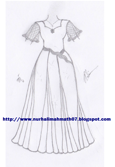 KELOPAK MATA: Sketsa Gaun Pengantin