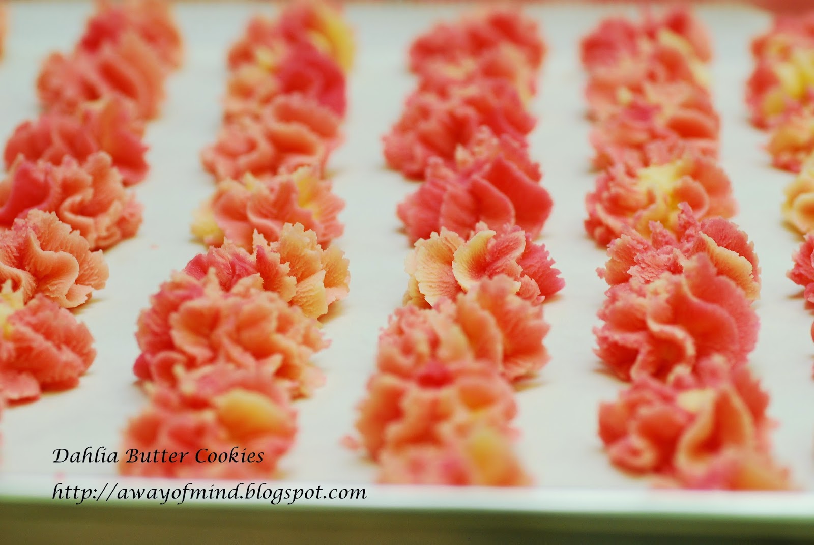Awayofmind Bakery House: Dahlia Butter Cookies (Kuih Semperit 花开福贵牛油饼）