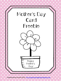 Classroom Freebies Too: Mother's Day Card freebie