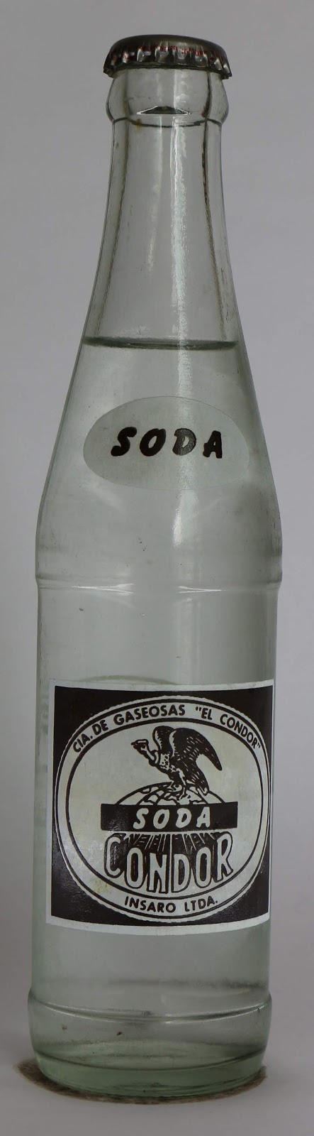 COLECCION BOTELLAS GASEOSAS COLOMBIA: CONDOR