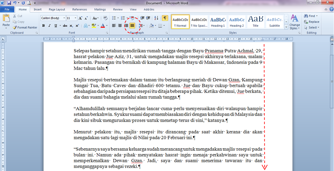 Projek Dah Siap: Tajuk 27 : Penulisan teks lebih kemas dan cantik ...