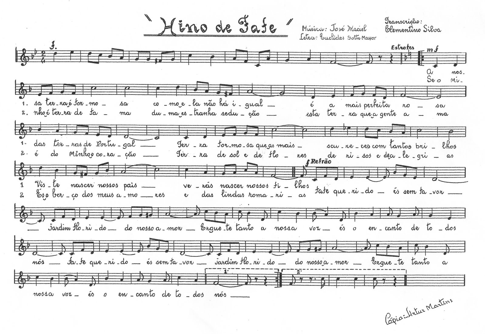 SALA DE VISITAS DO MINHO: É importante pensar serenamente sobre o hino ...