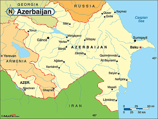 Azerbaiyán turismo, capital Bakú