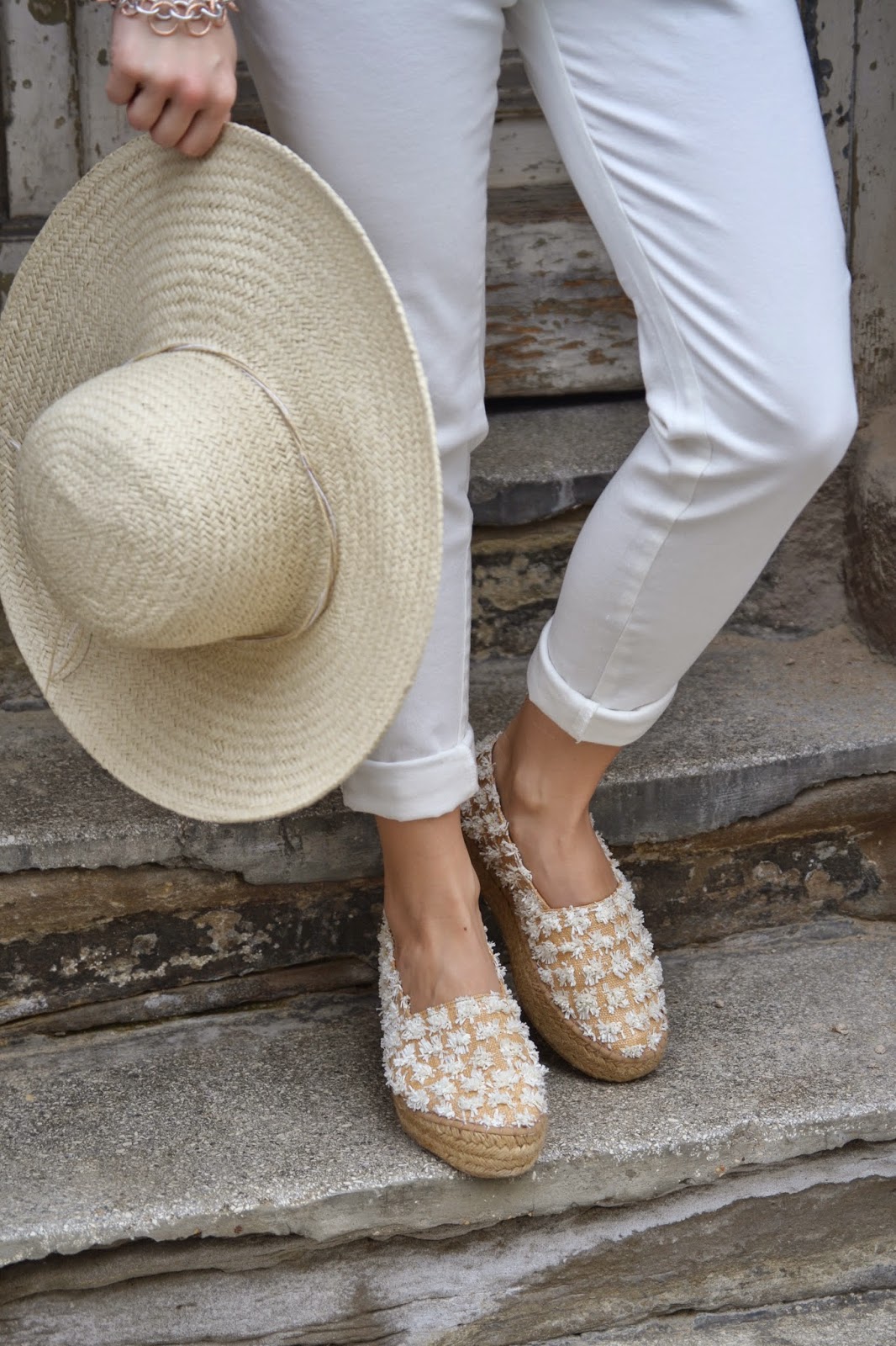 OOTD: White Denim Overall | Melina Alt