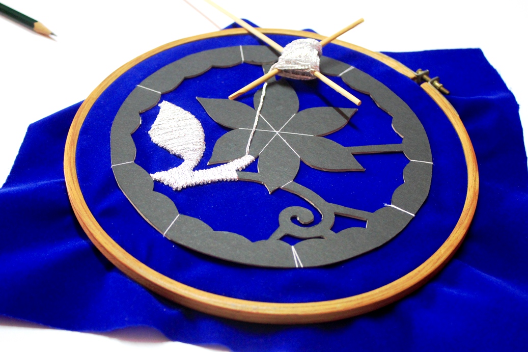 indah: Projek Kraf Tekat -- mari buat motif tekat...!