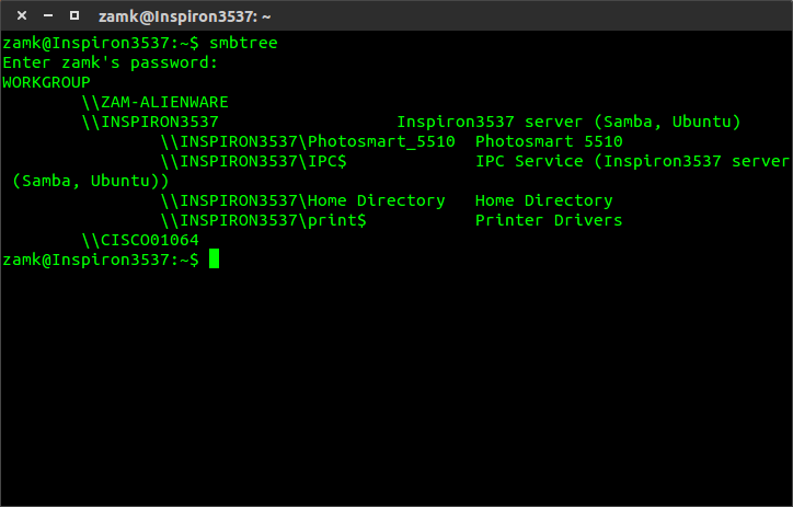 Zam Tech Blog: Ubuntu 14.04 LTS Browse Network and SMB Tree was not displaying other PC's on the ...