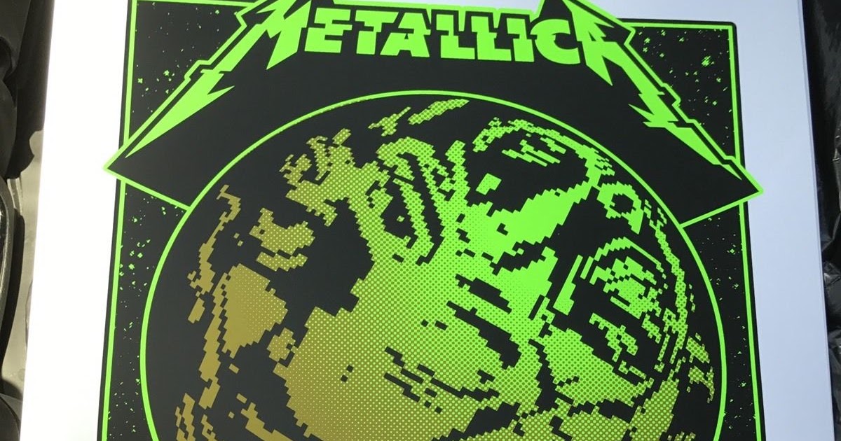 INSIDE THE ROCK POSTER FRAME BLOG: Ames Bros Metallica East Rutherford ...
