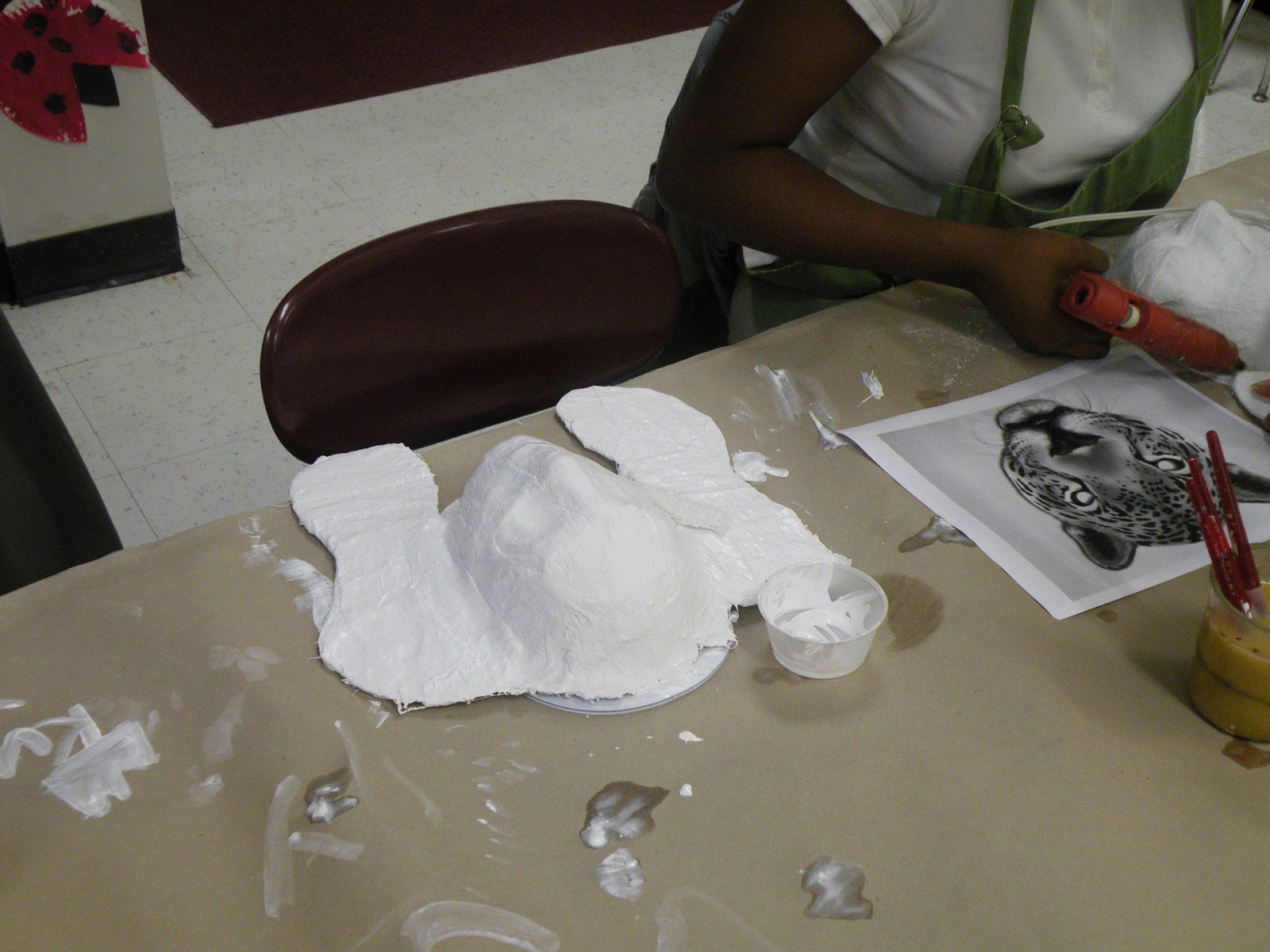 The New Adventures of Old Ms. B.: Plaster Gauze Masks