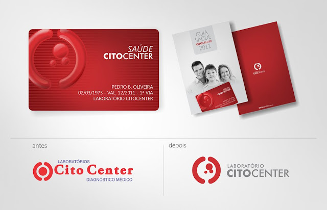 Cito Center - Laboratório - Redesign de marca e branding