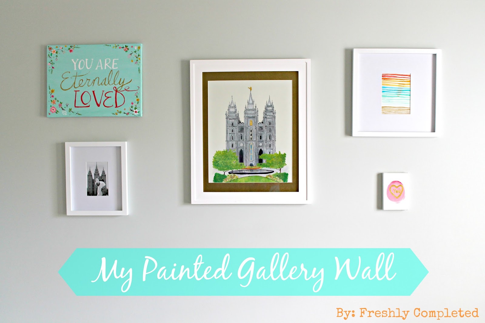 My Painted Gallery Wall