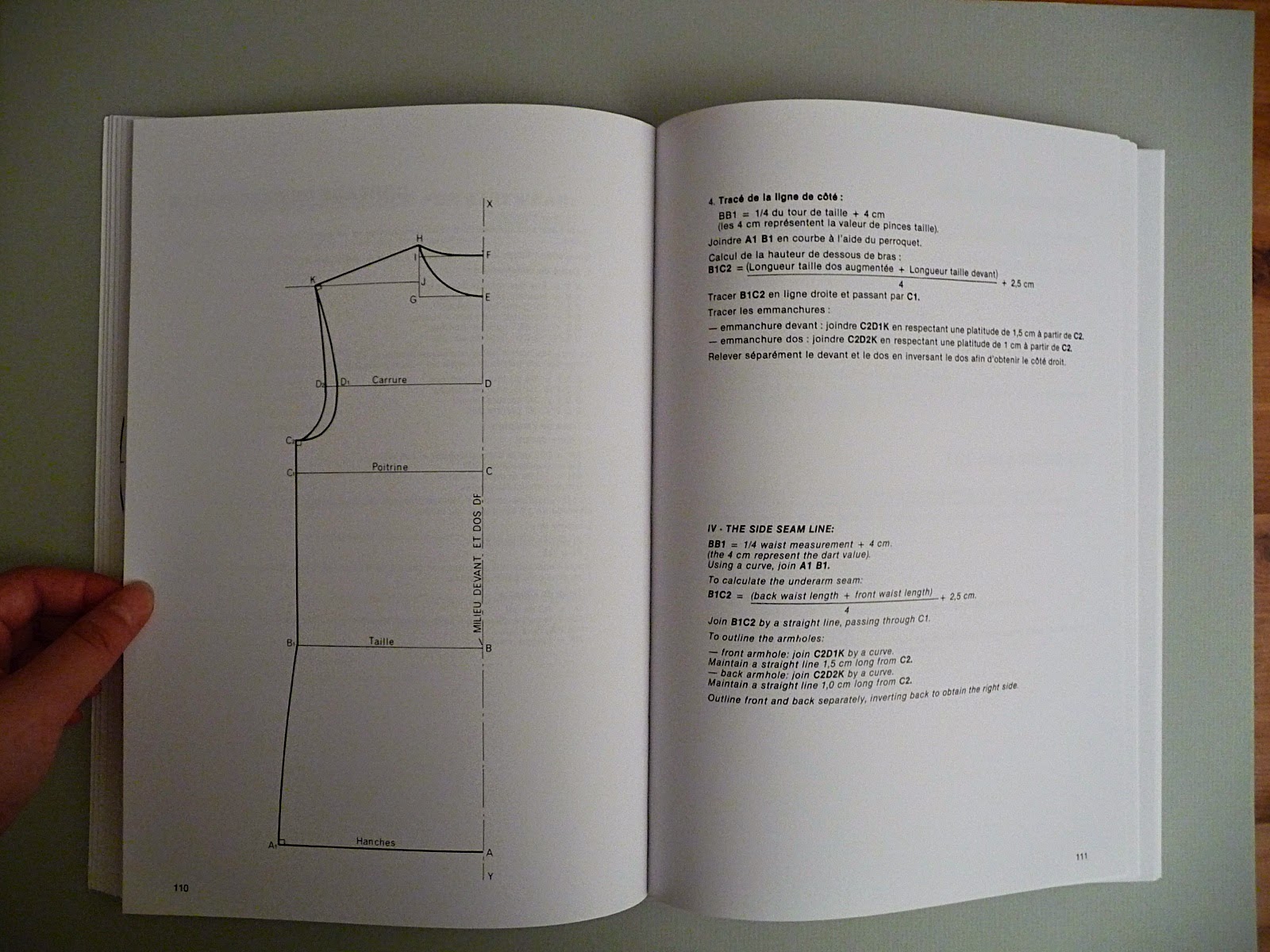 ESMOD Pattern Drafting Textbook - modelist kitapları