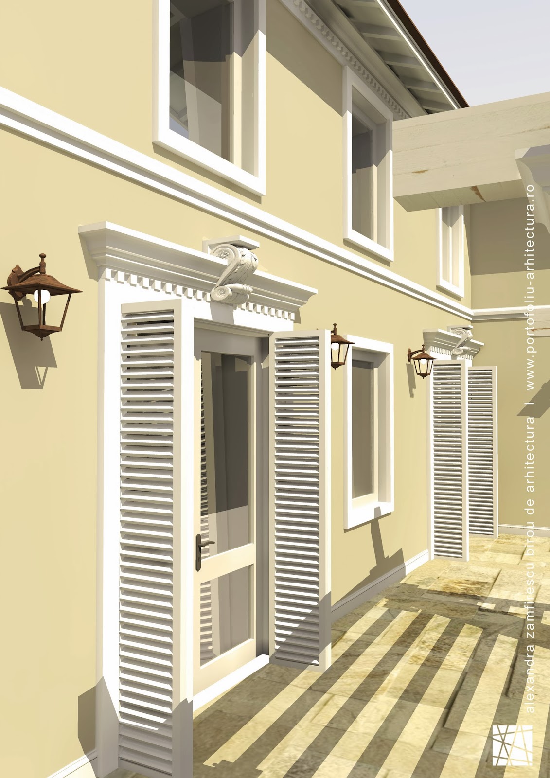 PROPUNERE DE DESIGN CLASIC, PENTRU FATADA UNEI CONSTRUCTII EXISTENTE ...