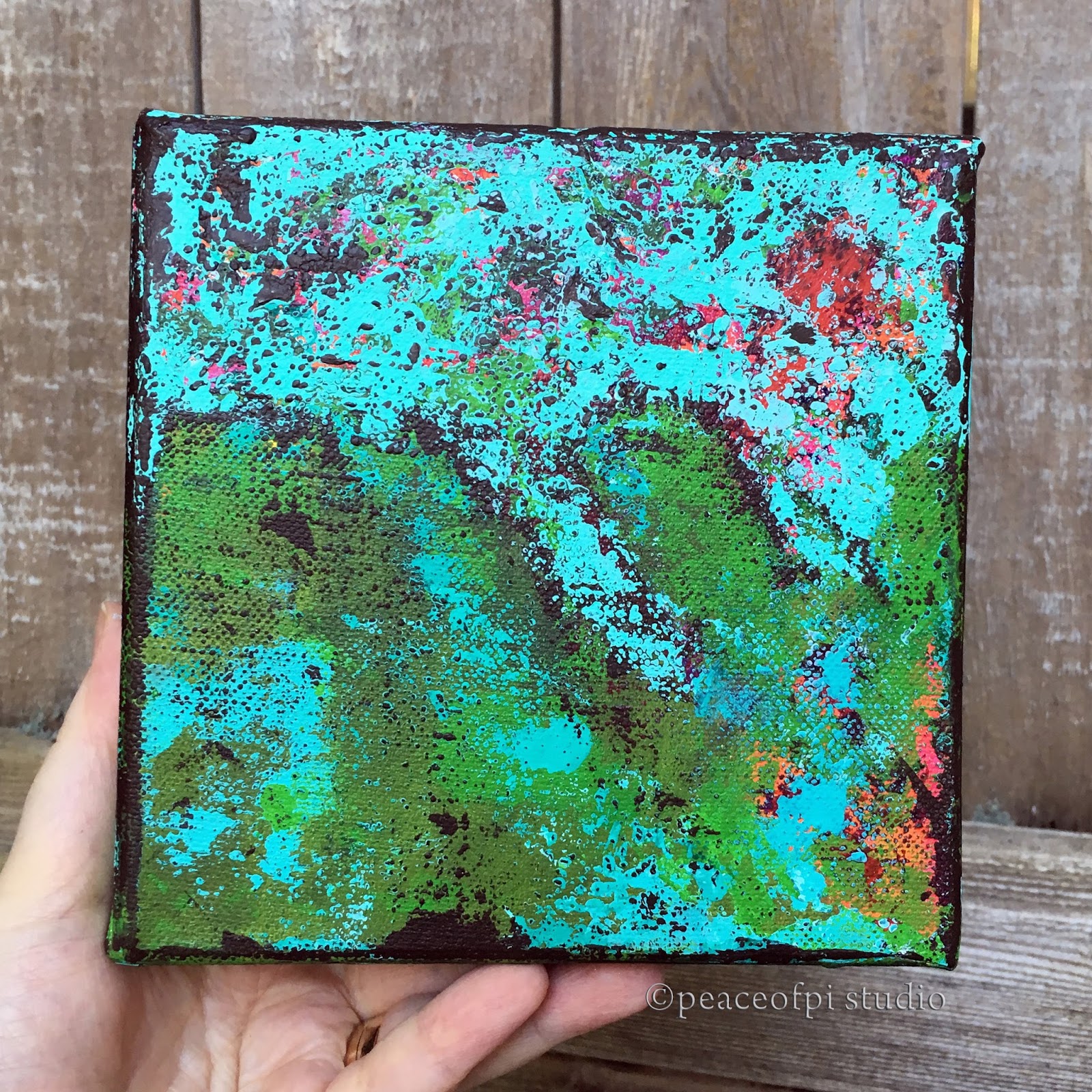 peaceofpi studio: Painting the Abstract Landscape in Acrylic