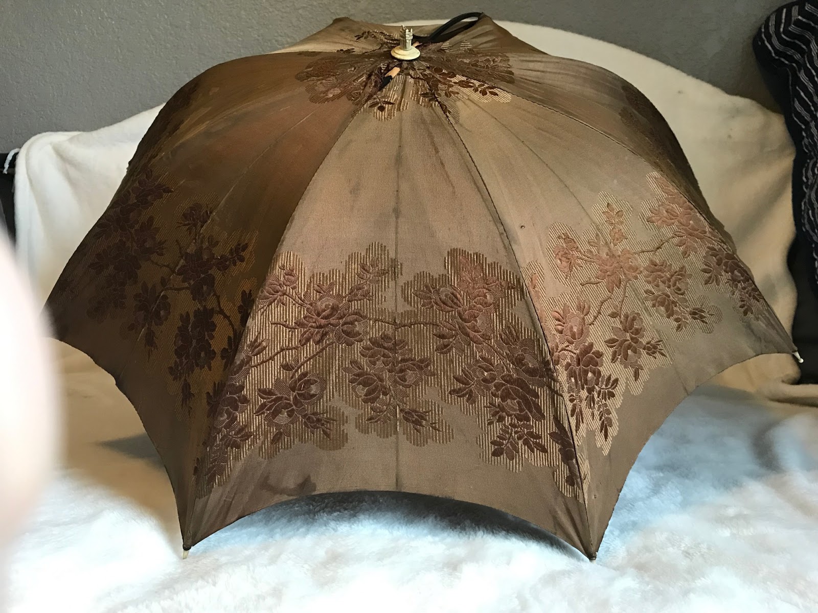 A Time in History: Two 1840's Folding Parasols and a Parasol Box
