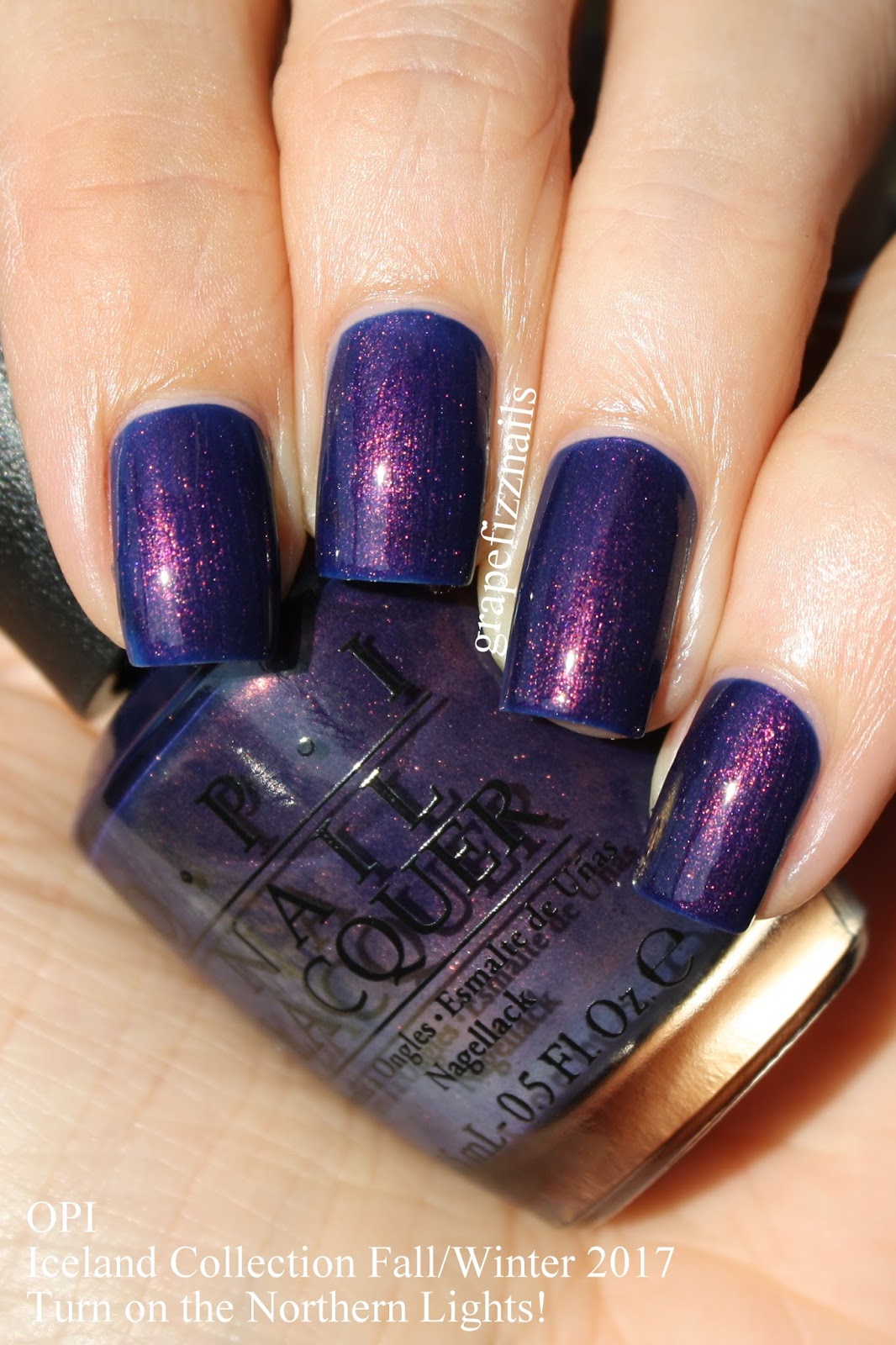 Grape Fizz Nails: OPI Iceland Collection Fall/Winter 2017