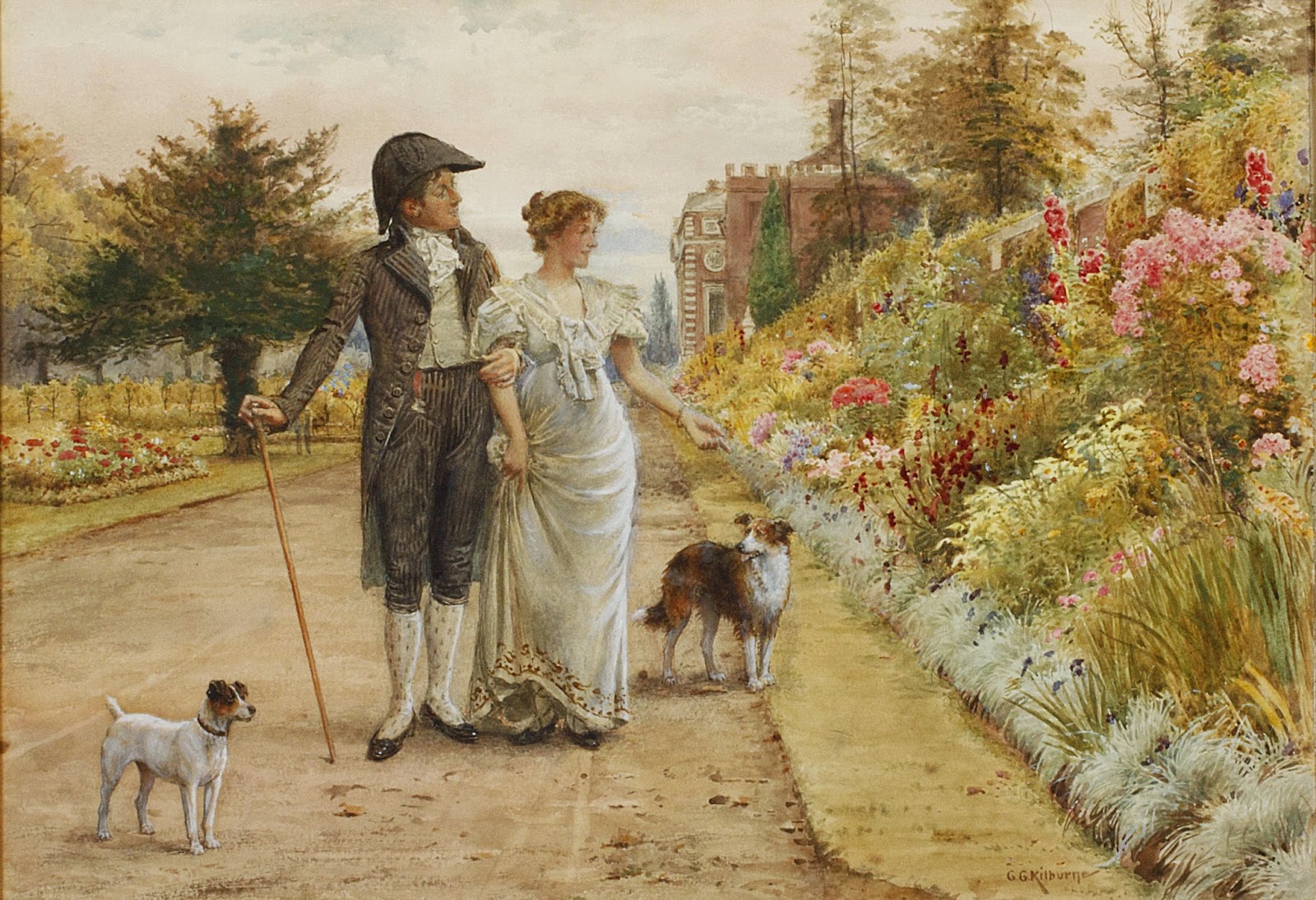 Viático de Vagamundo: Conversation by George Goodwin Kilburne