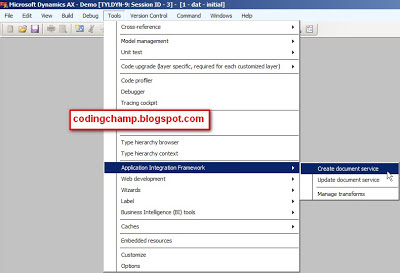 Coding Champ: AIF Framework in Microsoft Dynamics AX 2012 Part 1