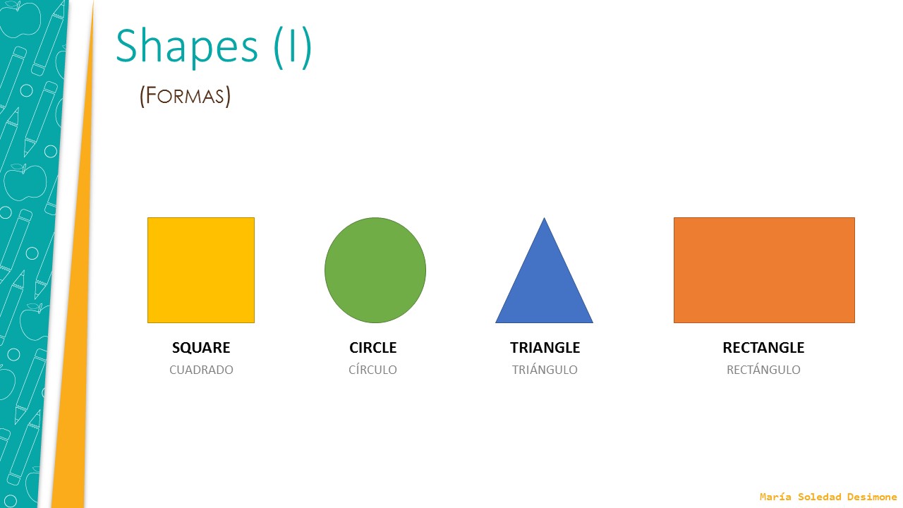 Cultura y TIC: INGLÉS. VOCABULARY. SHAPES. (FORMAS)
