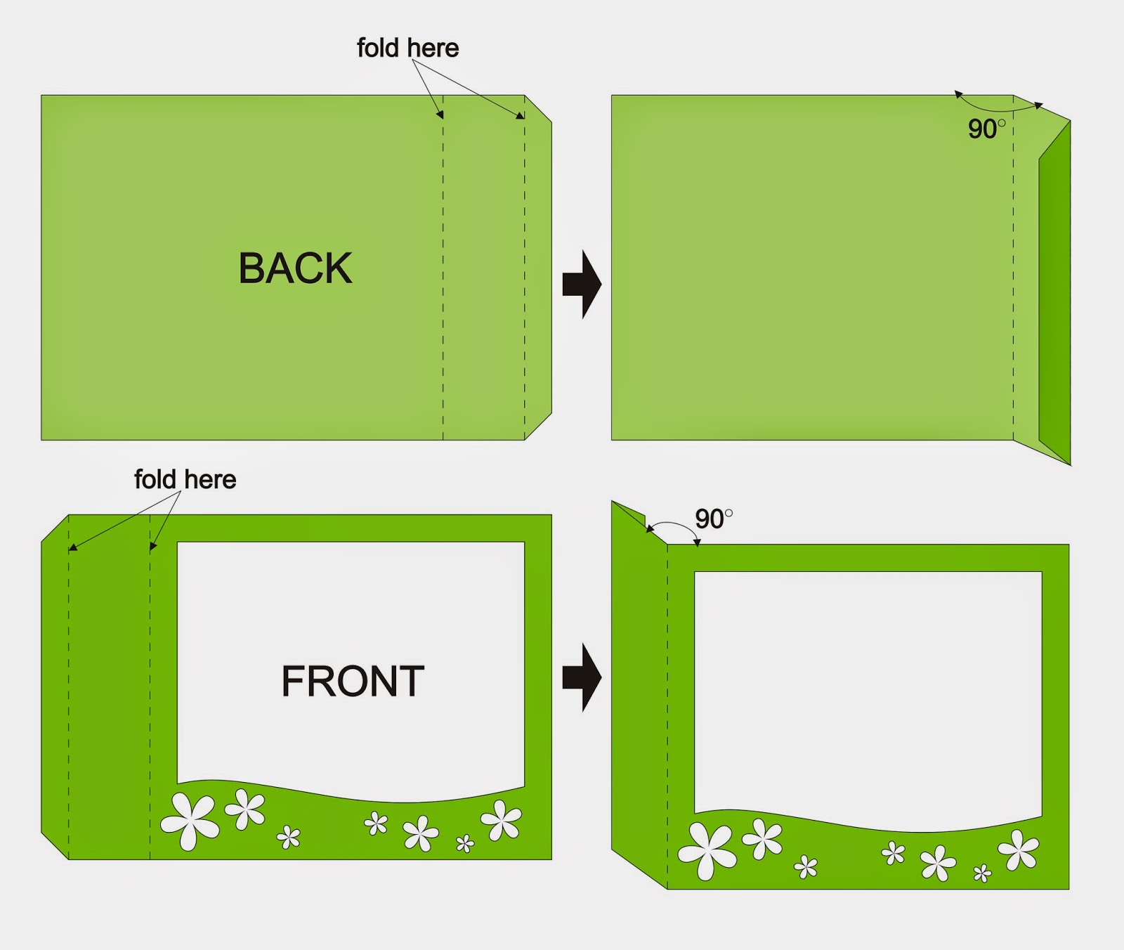 DIGITAL ART by Daniela Angelova: 5x7 easter shadow box card TUTORIAL