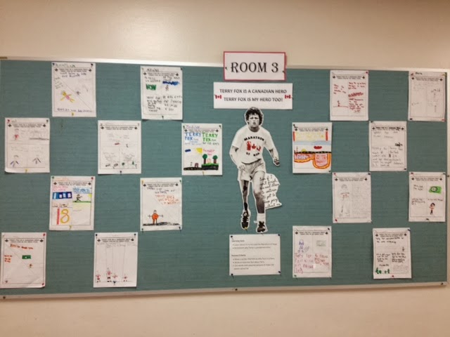 Welcome to Presteign Heights Room 3: Terry Fox Bulletin Board
