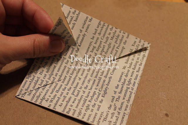 Upcycled Book Page Glitter Pinwheels!