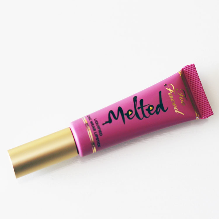 Too Faced Melted Liquified Long Wear Lipstick in Melted Fig | Review ...