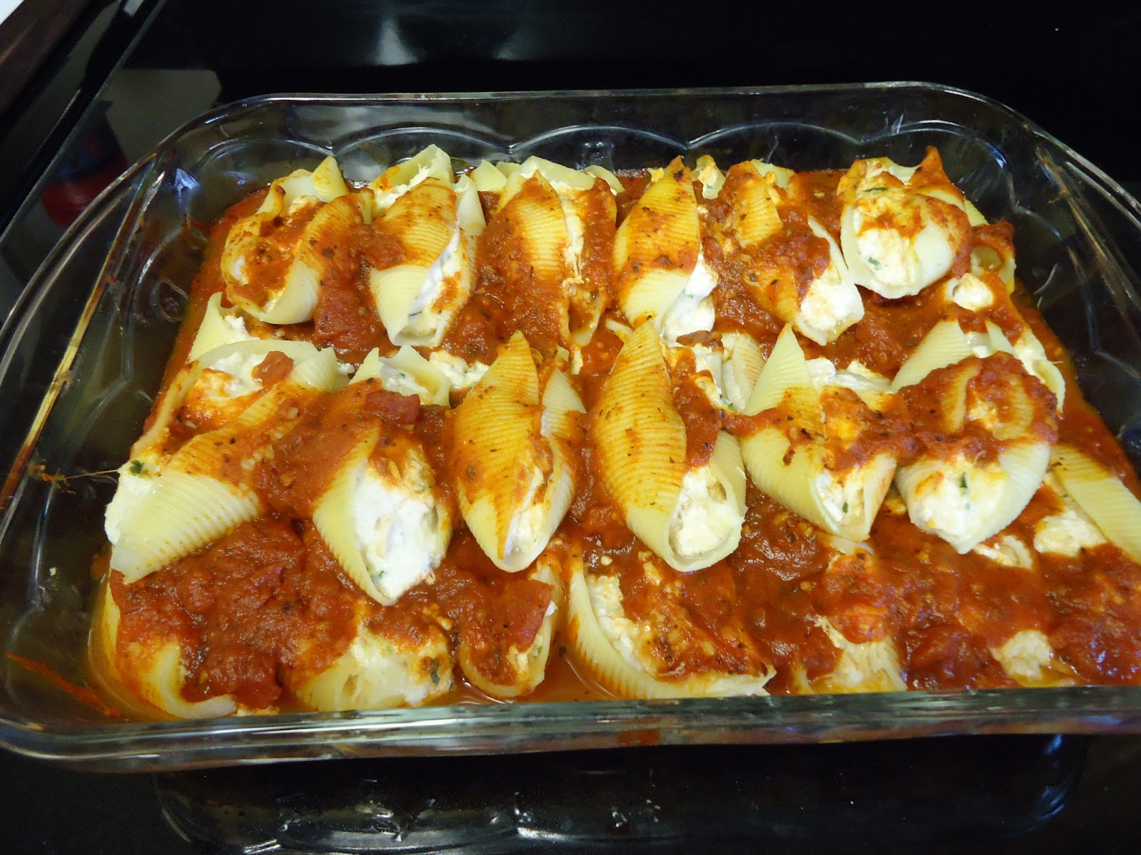 Egg Allergy Cooking: Chicken and Cheese Stuffed Shells