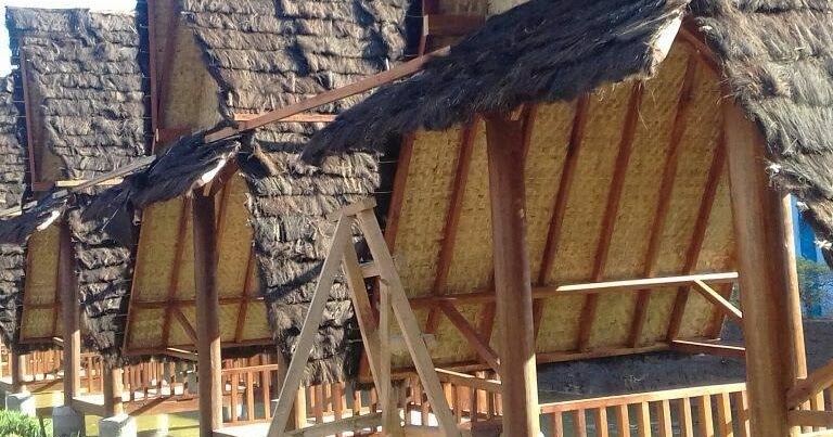 TENTANG IJUK: Cara Membuat Atap Ijuk