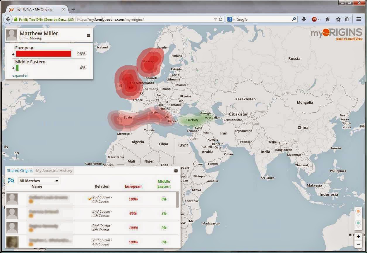 Matt's Genealogy Blog: Family Tree DNA Walkthrough