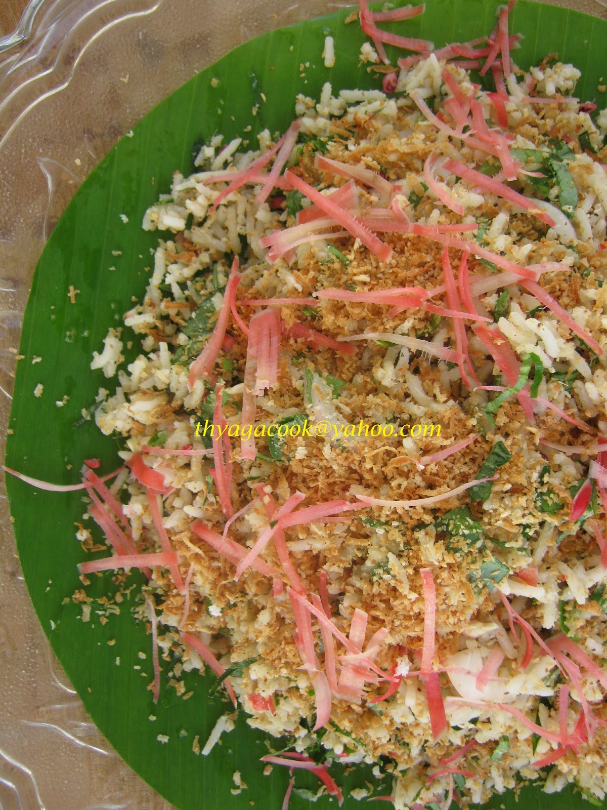 KARI LEAFS ... Malaysian flavour's: NASI ULAM ( HERBA SALAD RICE )