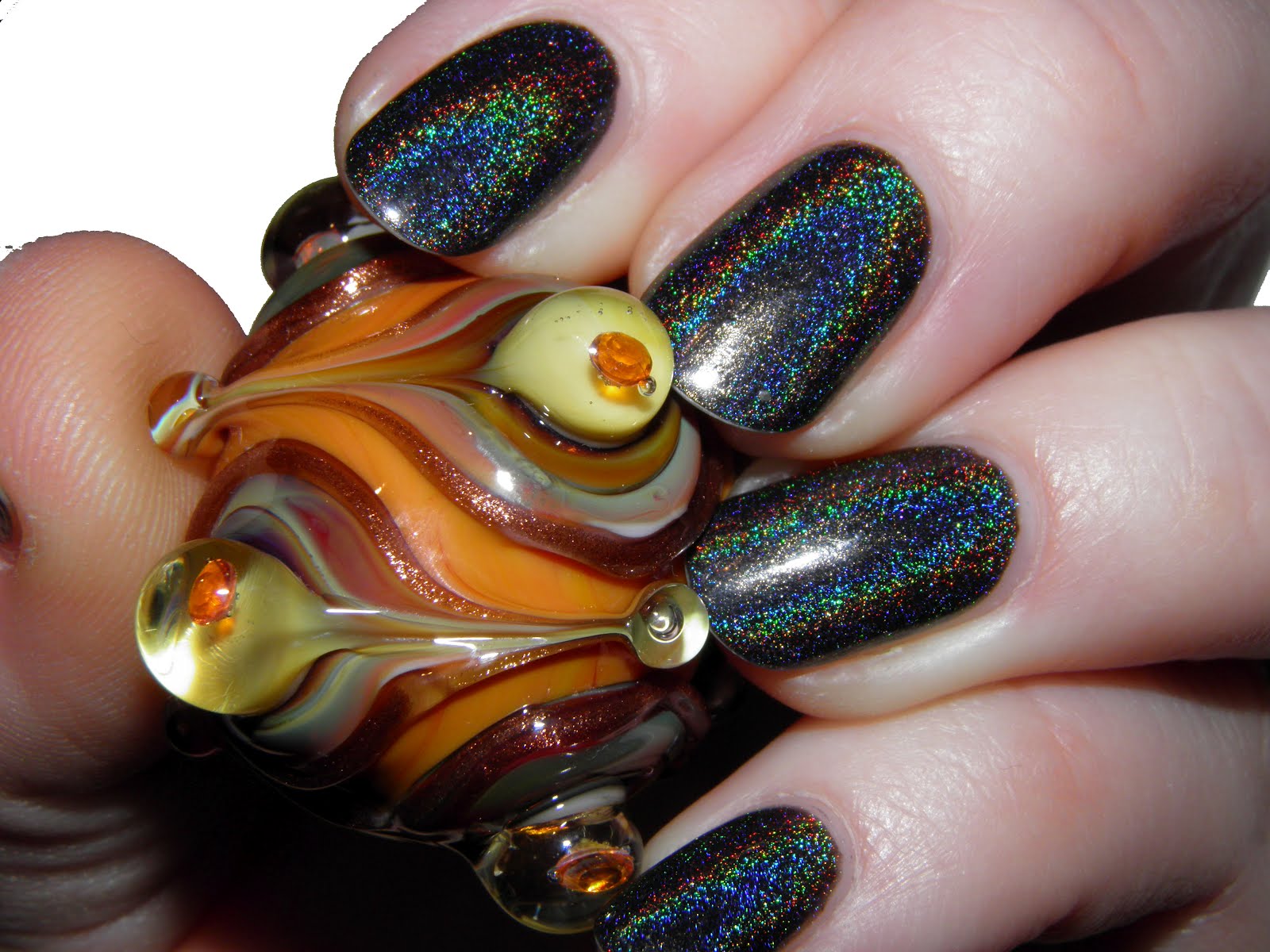 Vintage Musings Of A Modern Pinup: Blending Nails With Beads