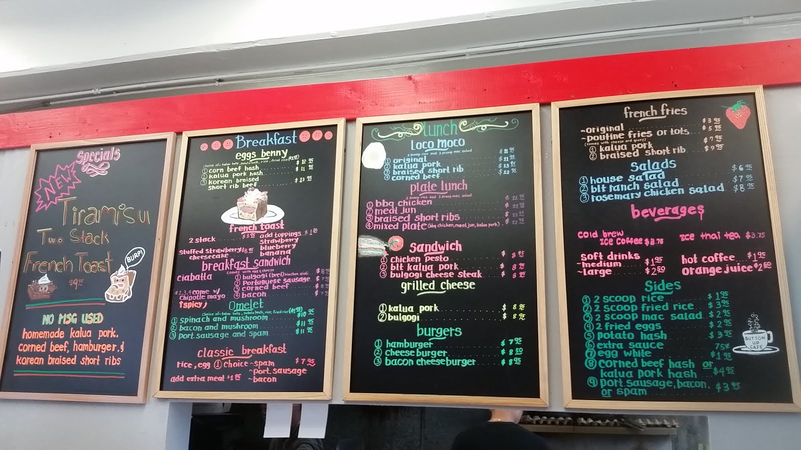 My Summer Vacation: Button Up Cafe