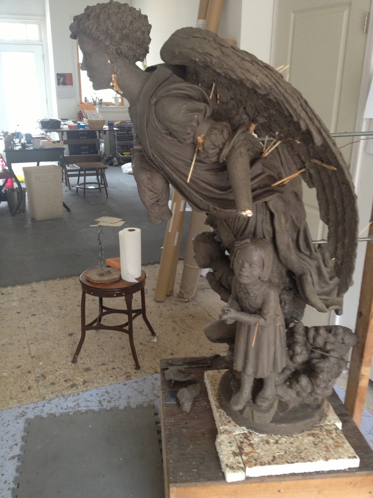 Internship with artist Anthony Visco Spring 2013