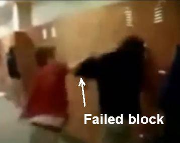 That first punch: can you really "block" it?