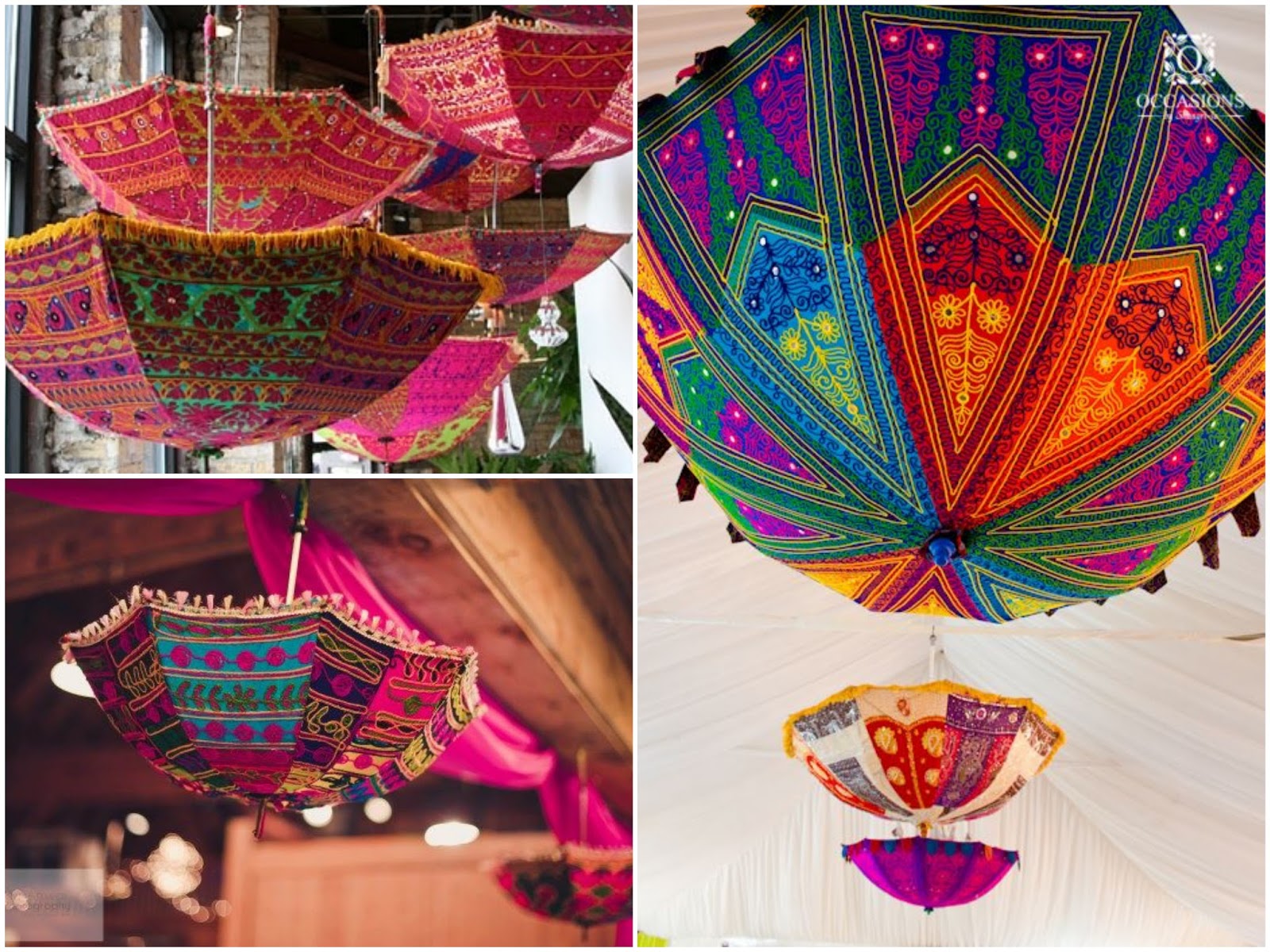 The BD bride: Gaye Holud: Umbrellas